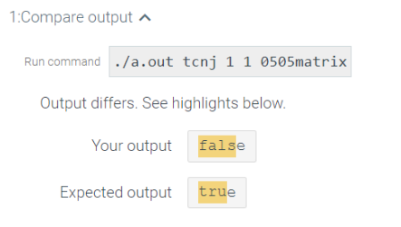 Solved 0505matrix: [PLEASE USE THIS MATRIX WHEN TESTING] | Chegg.com