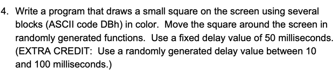 Solved (Assembly Language Programming for the IBM PC and | Chegg.com