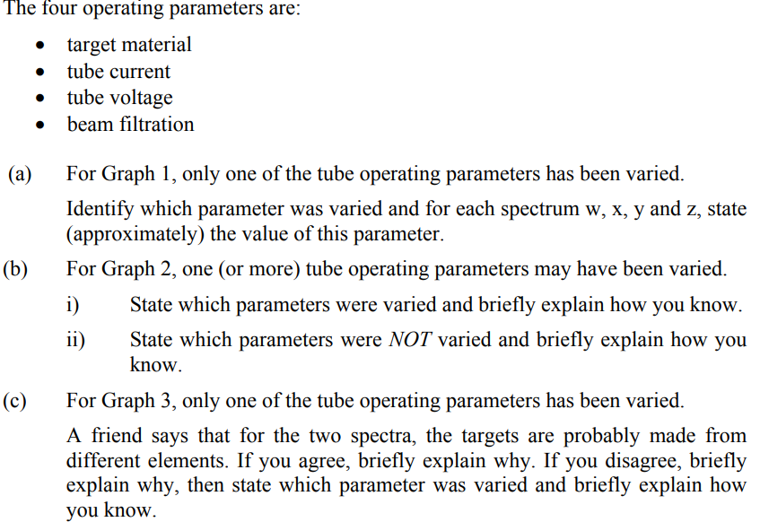 a) For Graph 1, only one of the tube operating | Chegg.com