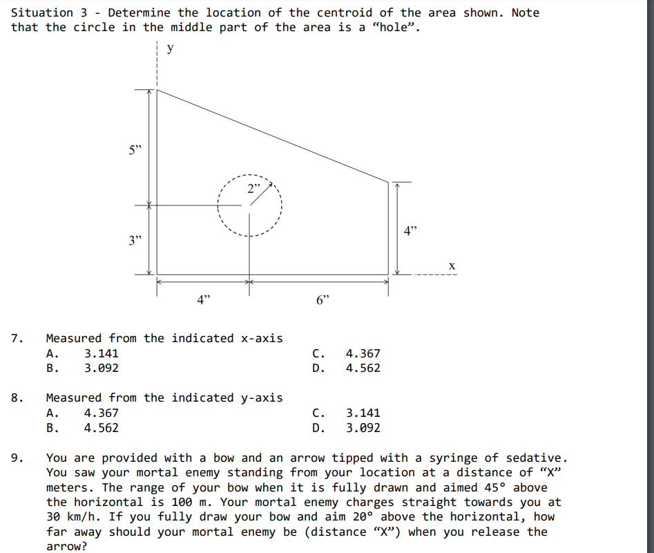 Solved Situation 3 - Determine the location of the centroid | Chegg.com