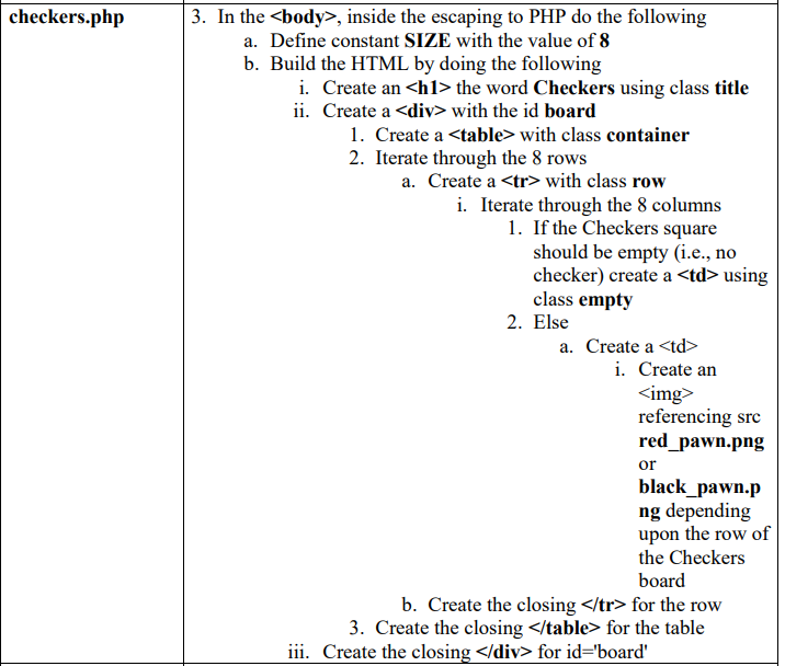 Solved In the , inside the escaping to PHP do the | Chegg.com