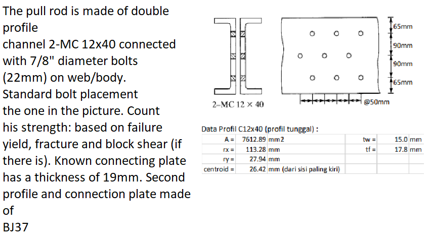 165mm o o o 90mm 190mm 2 O 0 +65mm 2-MC 12 x 40 @50mm | Chegg.com