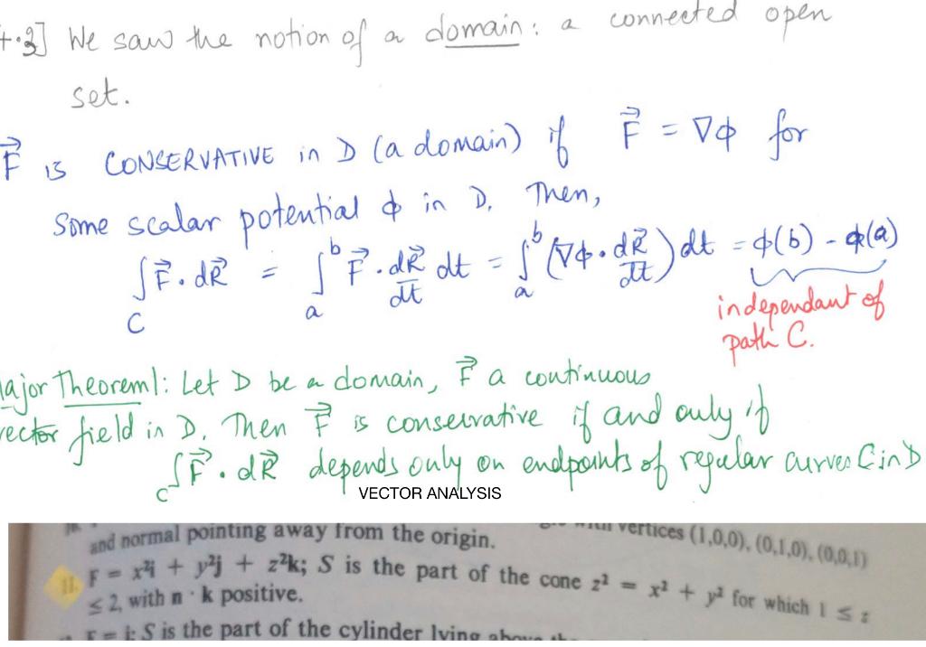 t.3] We saw the notion of a domain: a connected open | Chegg.com