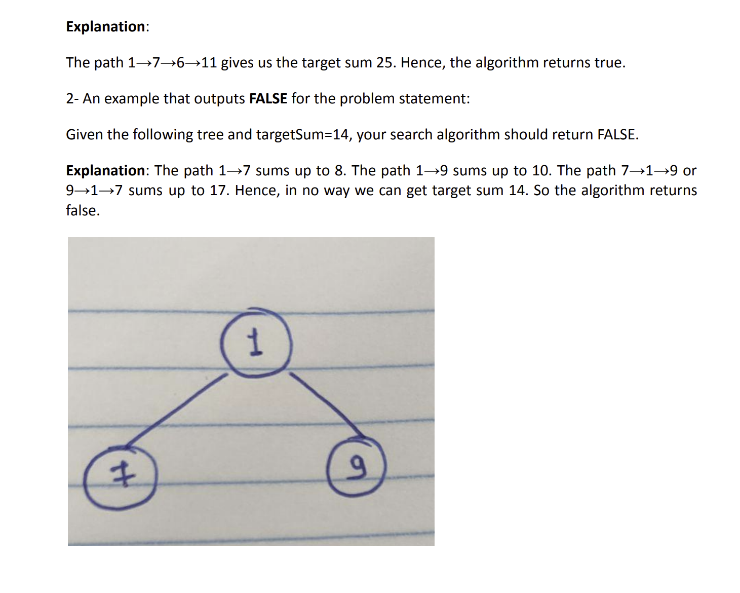 Solved Assignment 1 Question 1: Given a binary tree and an | Chegg.com