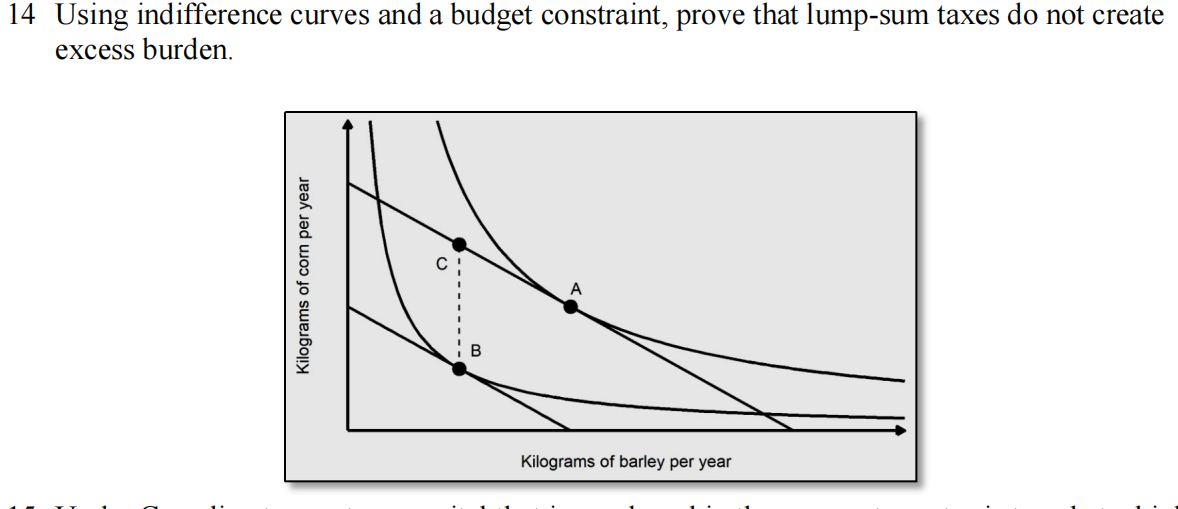 Solved 14 Using indifference curves and a budget constraint, | Chegg.com