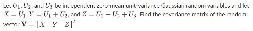 Solved Let U 1 U 2 And U 3 Be 