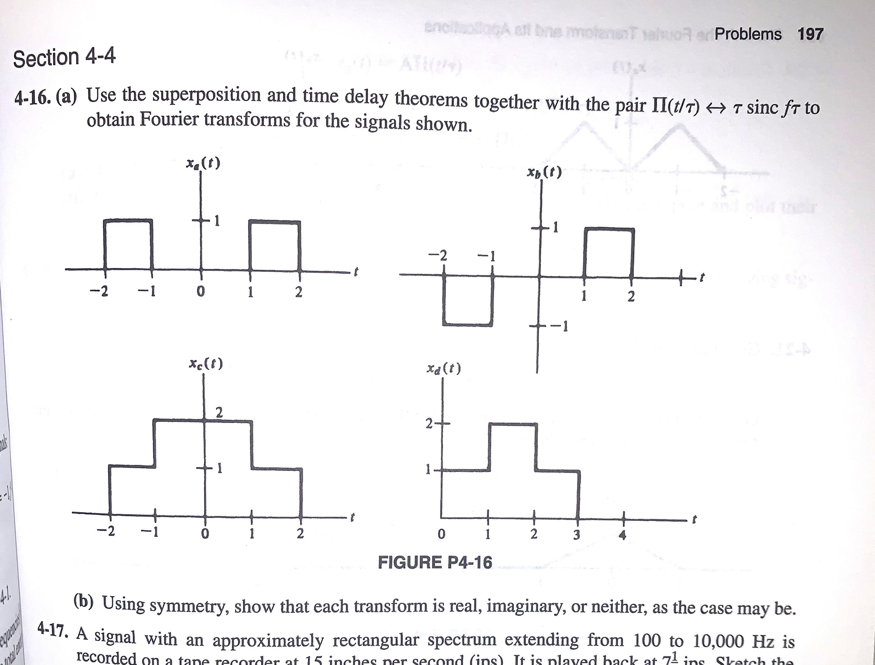 Solved 16. (a) Use the superposition and time delay theorems | Chegg.com