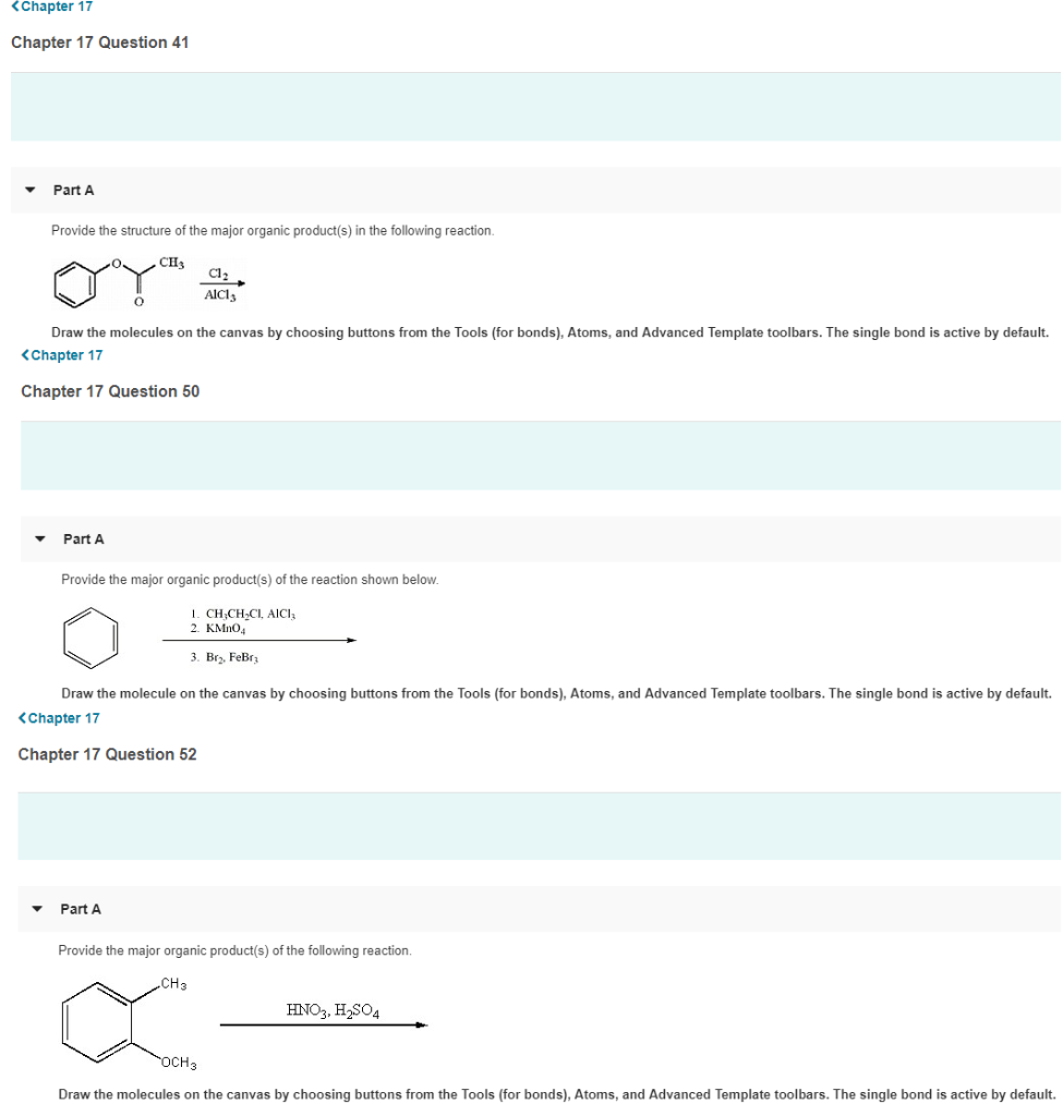 Solved Chapter 17 Chapter 17 Question 41 Part Provide the | Chegg.com