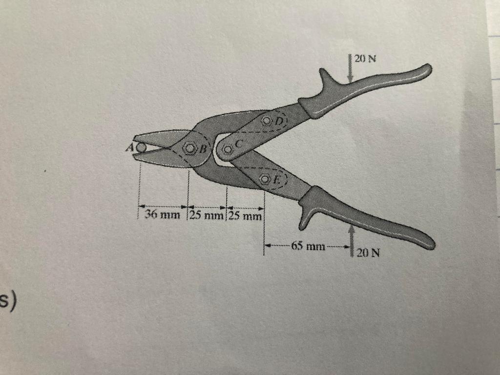 Solved A). Calculate the cutting force exerted on the bolt | Chegg.com