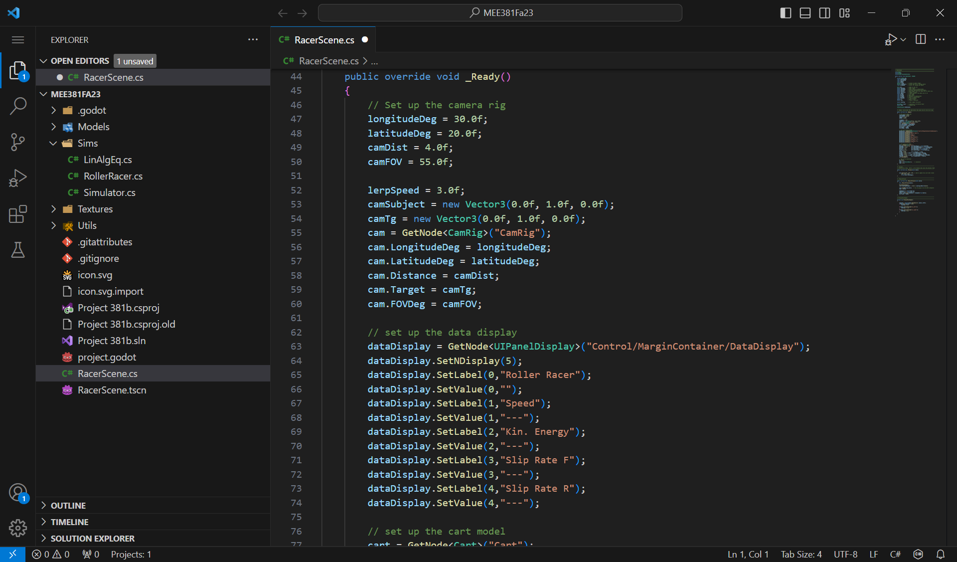 This is a class C# code for a class of 4 codes: | Chegg.com