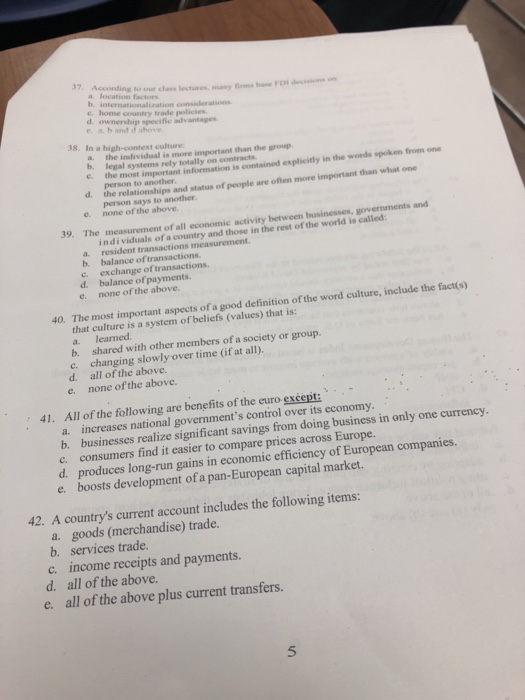 Solved According to our class lectures, mayme hane FO dec a. | Chegg.com