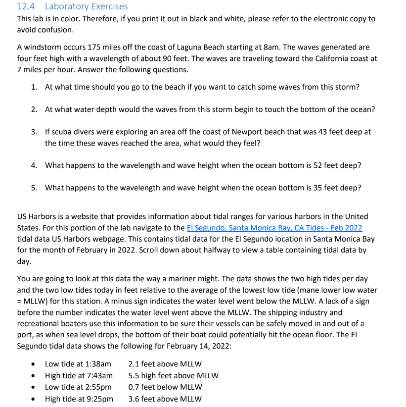 Solved 12.4 Laboratory Exercises This lab is in color. | Chegg.com