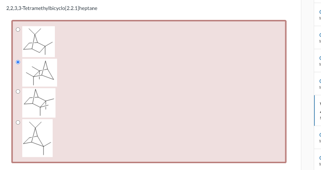 Solved 2,2,3,3-Tetramethylbicyclo[2.2.1]heptane 2,2,3,3-Tet | Chegg.com