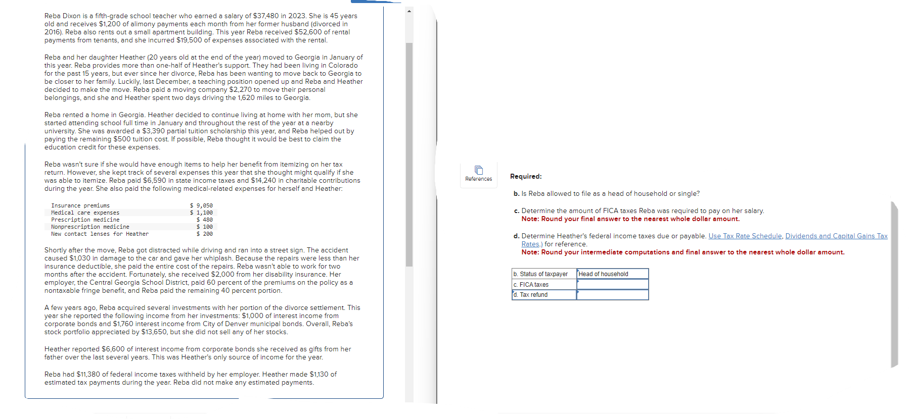 Solved Please highlight the answer. Tax HW | Chegg.com