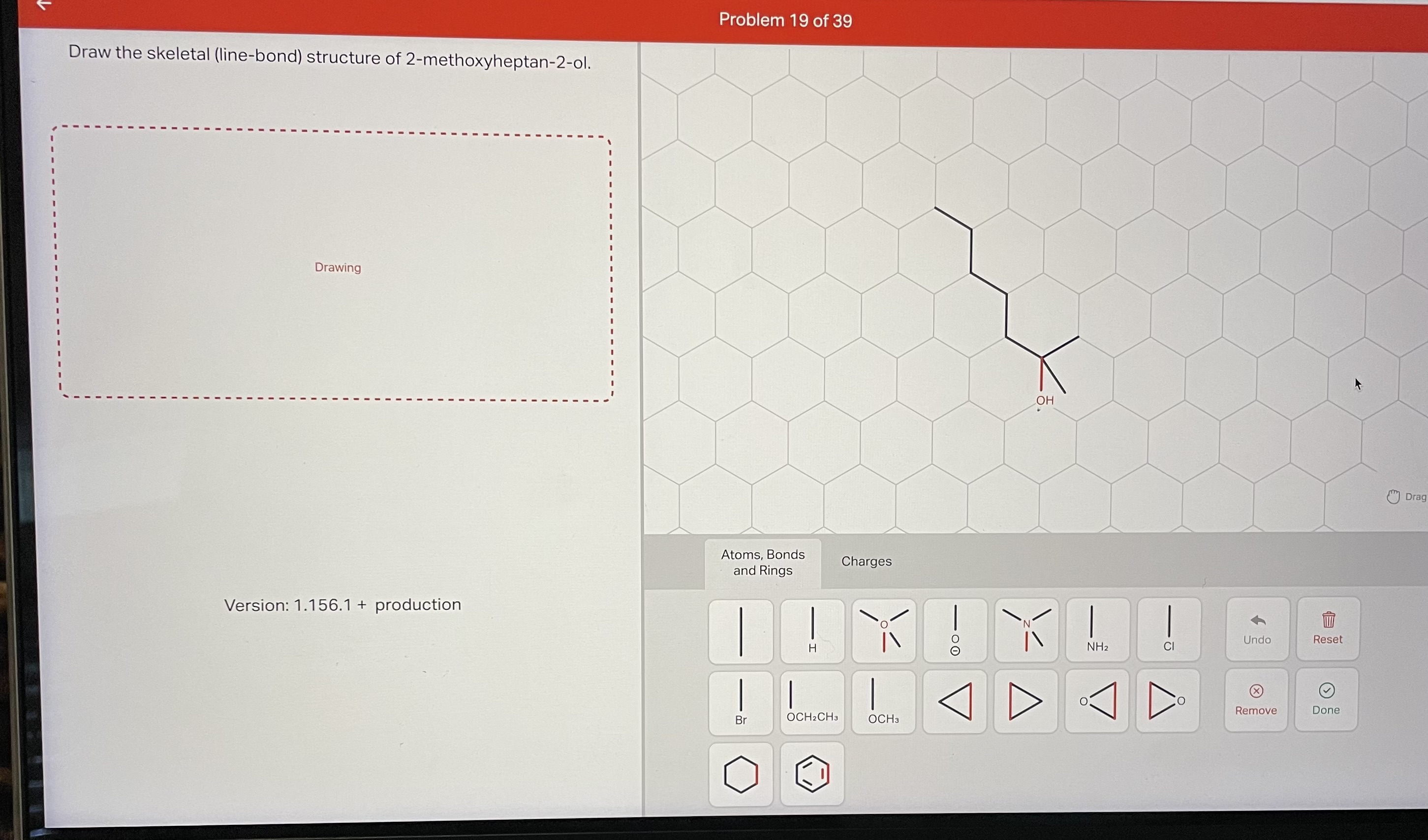 Solved Draw the skeletal (line-bond) structure of | Chegg.com