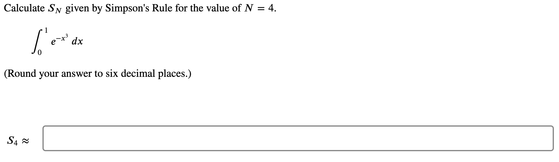 Solved Calculate Sy given by Simpson's Rule for the value of | Chegg.com