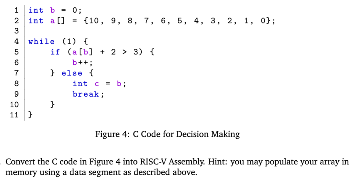 Solved = int b int a [] 0; {10, 9, 8, 7, 6, 5, 4, 3, 2, 1, | Chegg.com