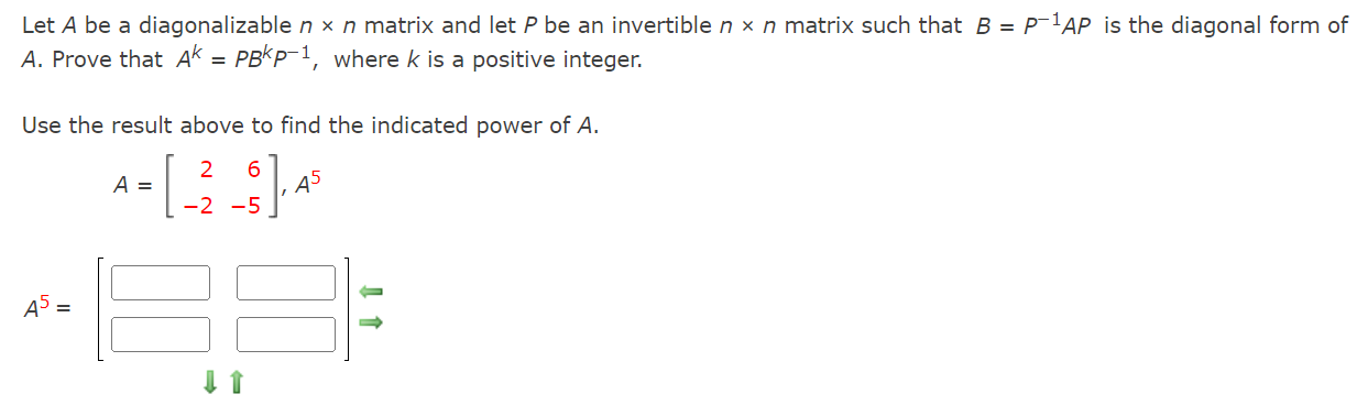 Solved Let A be a diagonalizable n x n matrix and let P be | Chegg.com