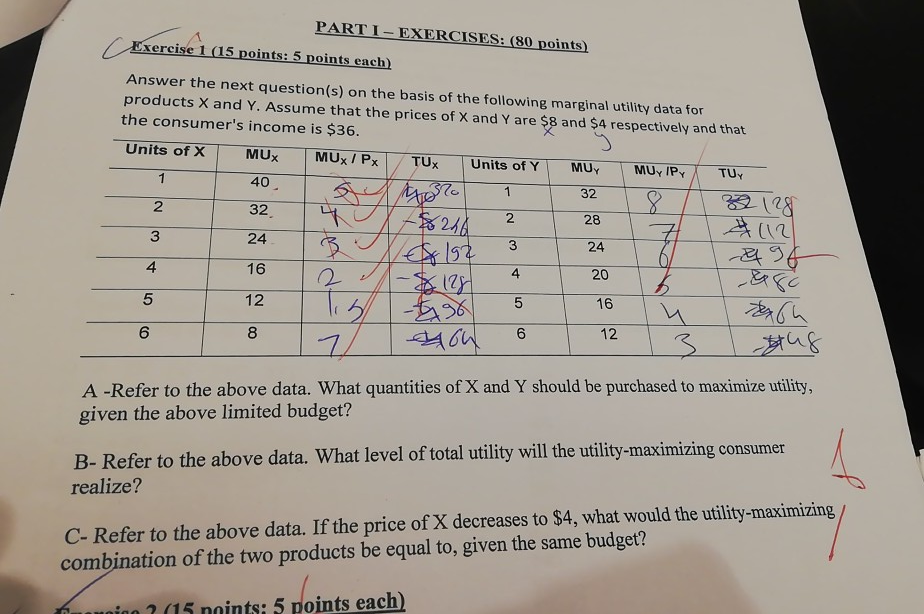 Solved PARTI- EXERCISES: (80 points) Exercise 1 (15 points: | Chegg.com