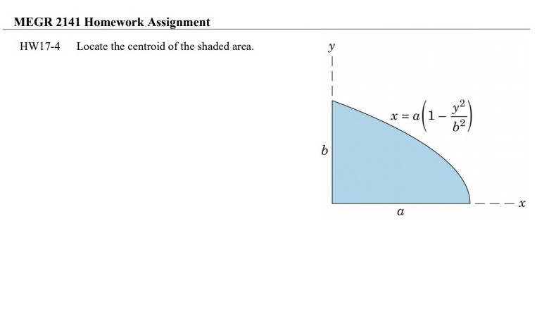 Solved MEGR 2141 Homework Assignment HW17-4 Locate the | Chegg.com