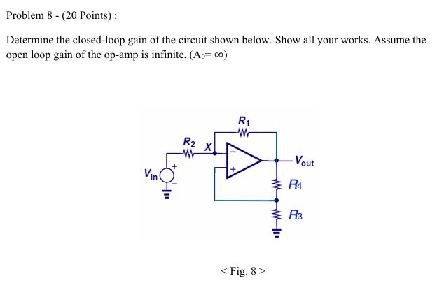 Solved Problem 8 - (20 ﻿Points):Determine the closed-loop | Chegg.com
