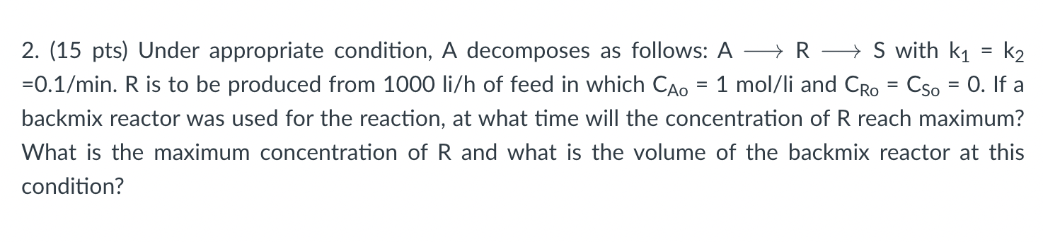 Solved - = = = = 2. (15 pts) Under appropriate condition, A | Chegg.com