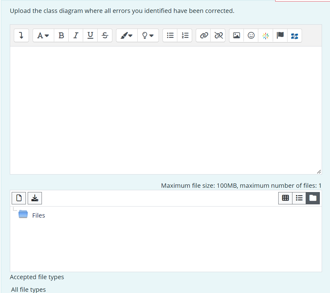 Solved Upload the class diagram where all errors you | Chegg.com