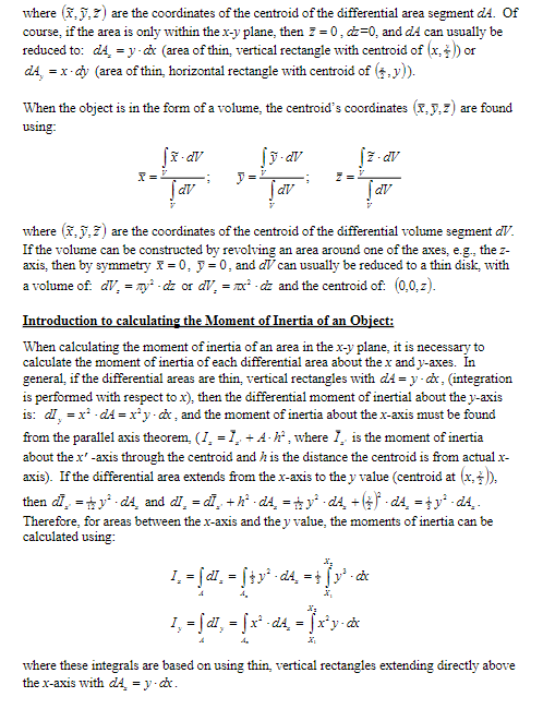 Solved Introduction to calculating the Centroid of an | Chegg.com
