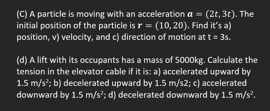 Solved Solve the problem by showing every following step. | Chegg.com