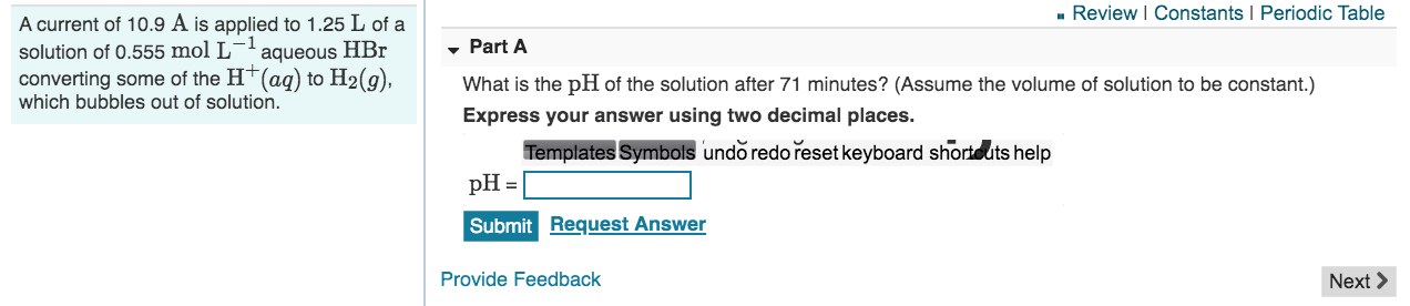 Solved . Review | Constants Periodic Table - Part A A | Chegg.com