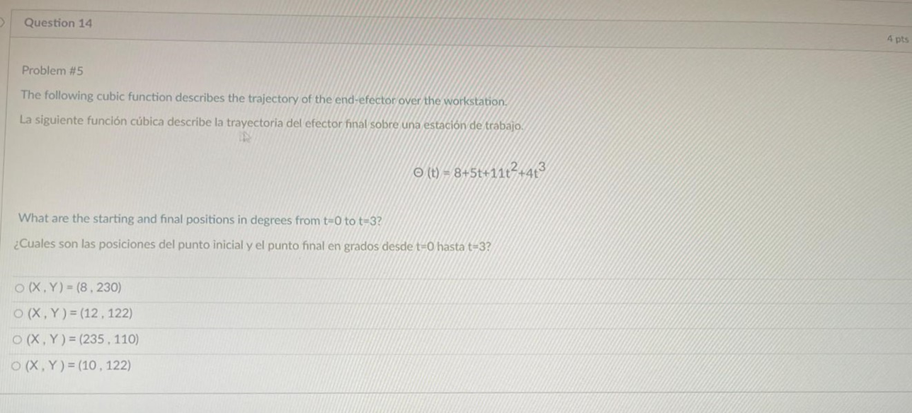Solved Problem \#5 The following cubic function describes | Chegg.com
