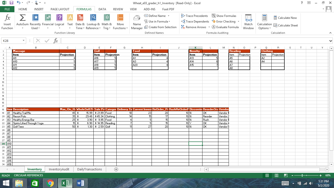 Solved ? - . X X AutoSum47 H Insert Delete Format Fill- | Chegg.com