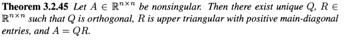 Solved Theorem 3 2 45 Let A E Rnxn Be Nonsingular Then