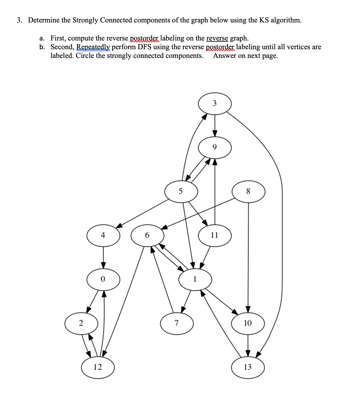 Solved The answer for #35 ﻿components0 2 12 ﻿4 ﻿1 6 7 10 13 | Chegg.com