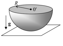 Solved Problem-3 A uniform solid hemisphere of radius R is | Chegg.com