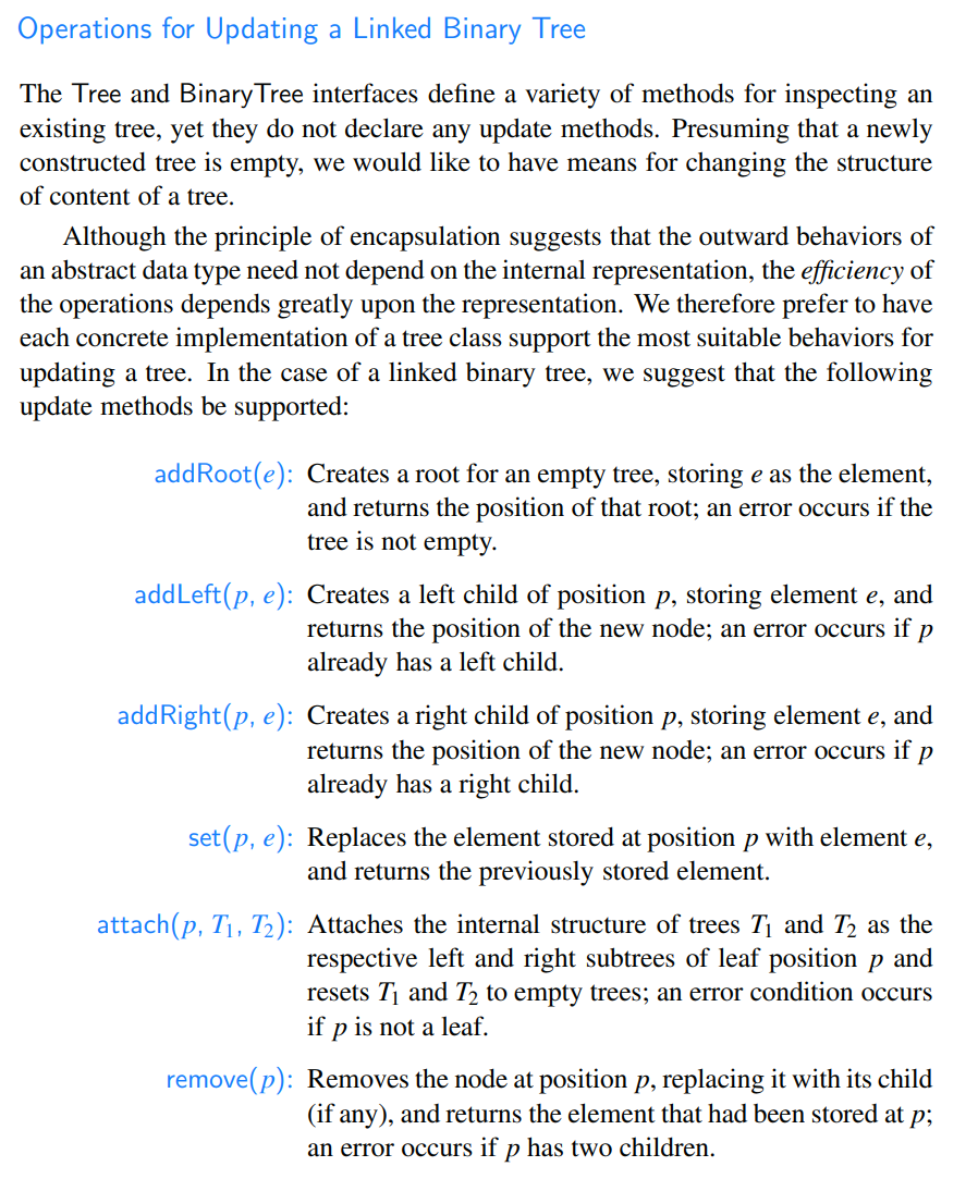 Solved Concrete Implementation Of A Binary Tree Using A 7565