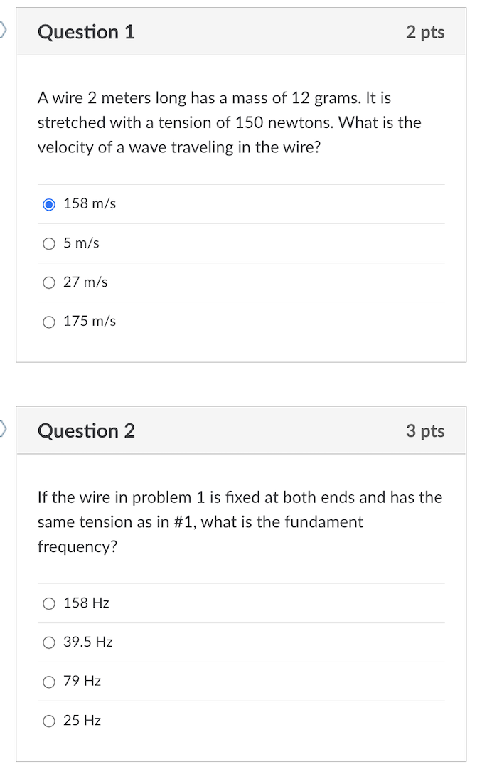 Solved A wire 2 meters long has a mass of 12 grams. It is | Chegg.com