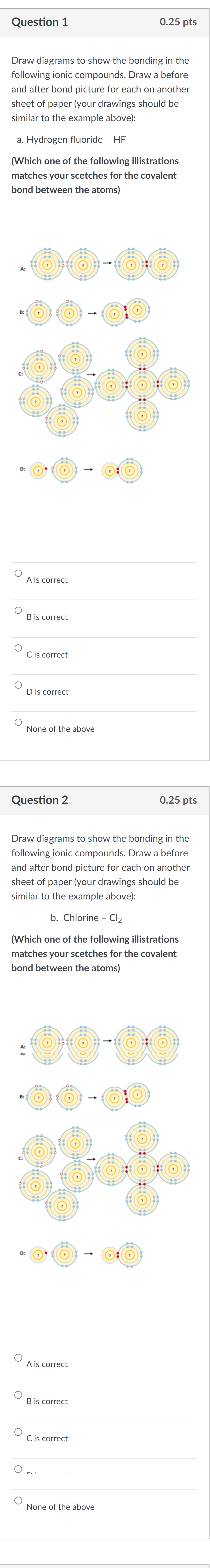 Solved Draw diagrams to show the bonding in the following | Chegg.com