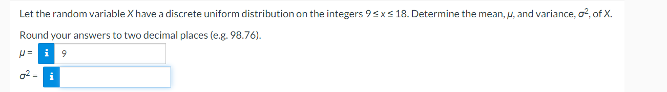 Solved Let the random variable X have a discrete uniform | Chegg.com