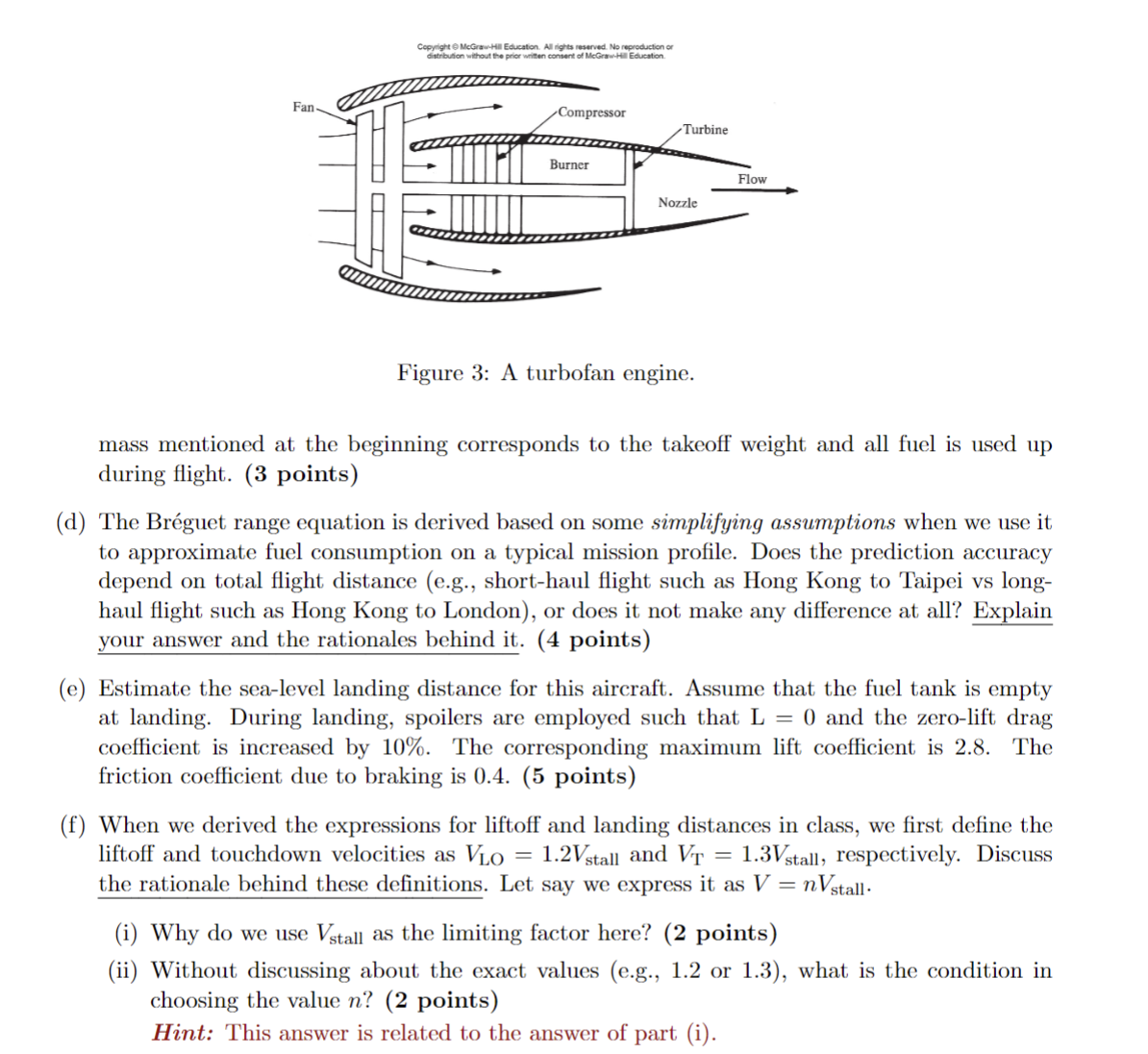 Solved Problem 2 Consider a fictitious aircraft with | Chegg.com