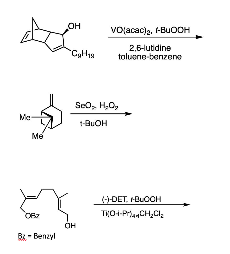 Solved OH VO(acac)2, t-BuOOH C9H19 2,6-lutidine | Chegg.com