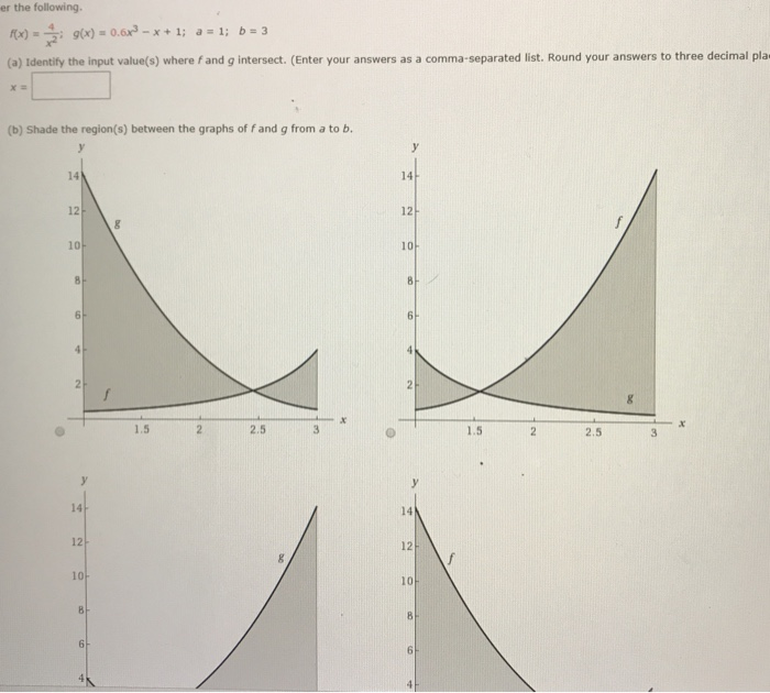 Solved er the following. (a) Identify the input value(s) | Chegg.com