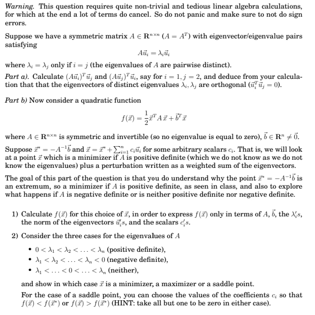 Solved Warning. This question requires quite non-trivial and | Chegg.com