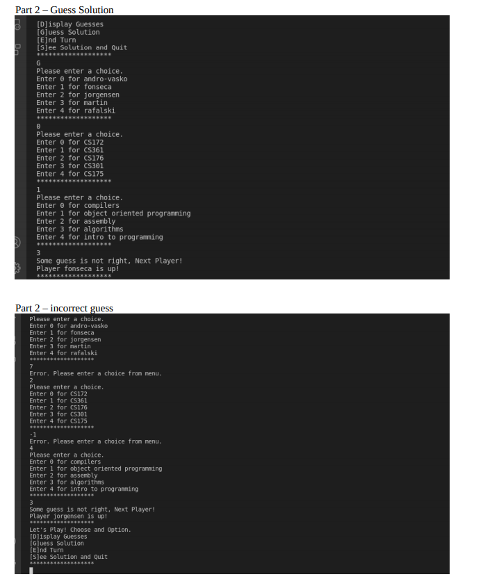 Purpose: To practice multidimensional arrays, passing | Chegg.com