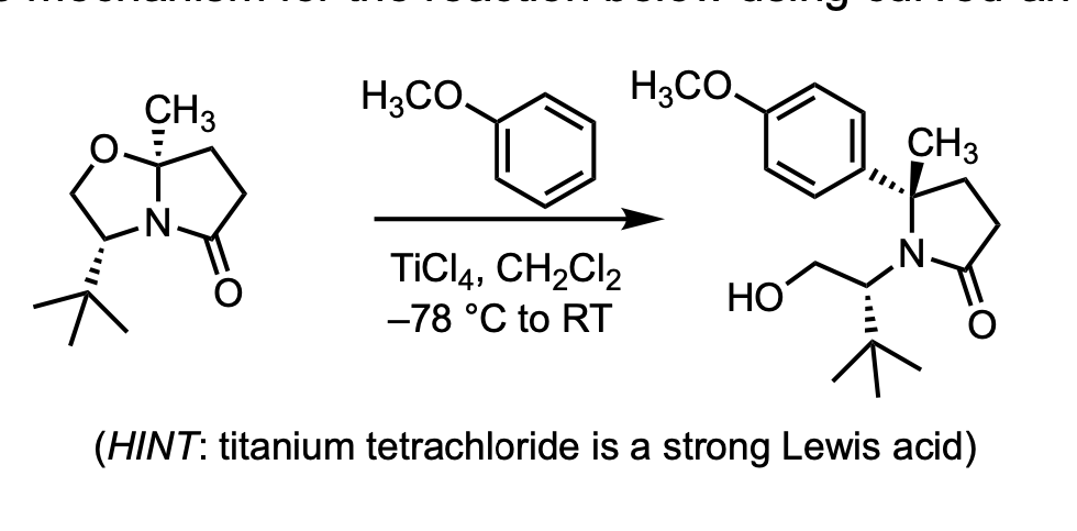 Solved (HINT: titanium tetrachloride is a strong Lewis acid) | Chegg.com