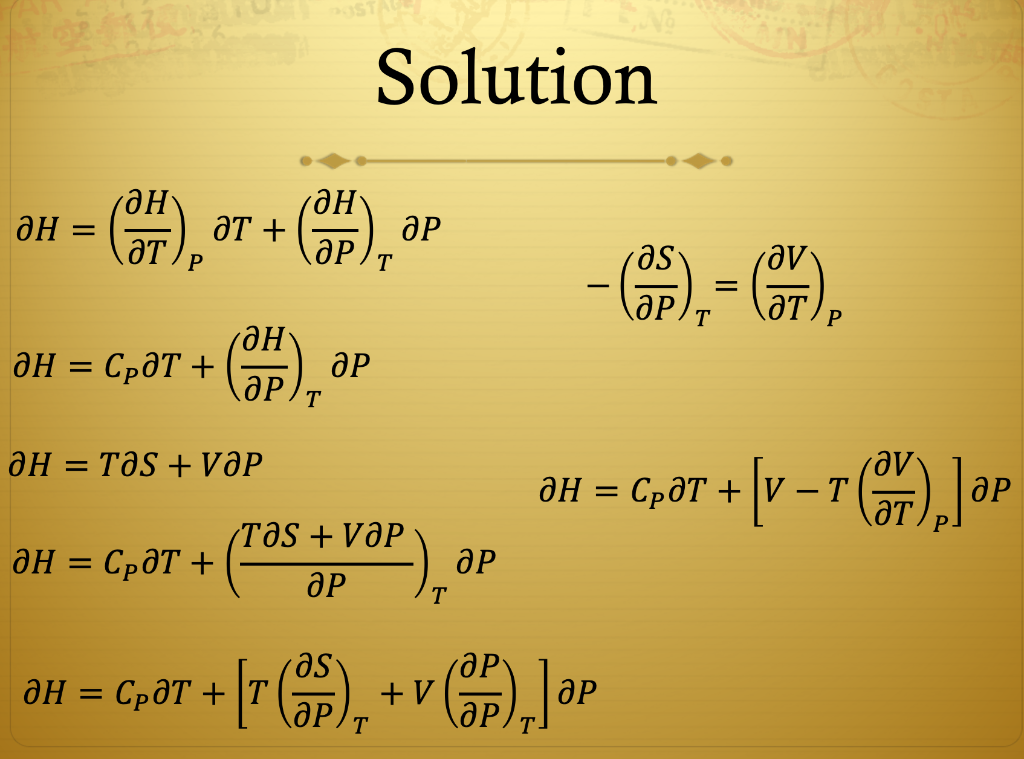 Solved Thermodynamics, Fundamental property relations Find | Chegg.com