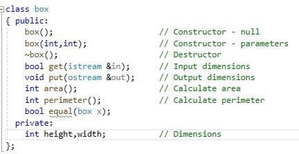 Solved 5. Add the equal() function definition to Box.cpp. It | Chegg.com