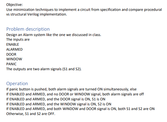 Solved Objective: Use minimization techniques to implement a | Chegg.com