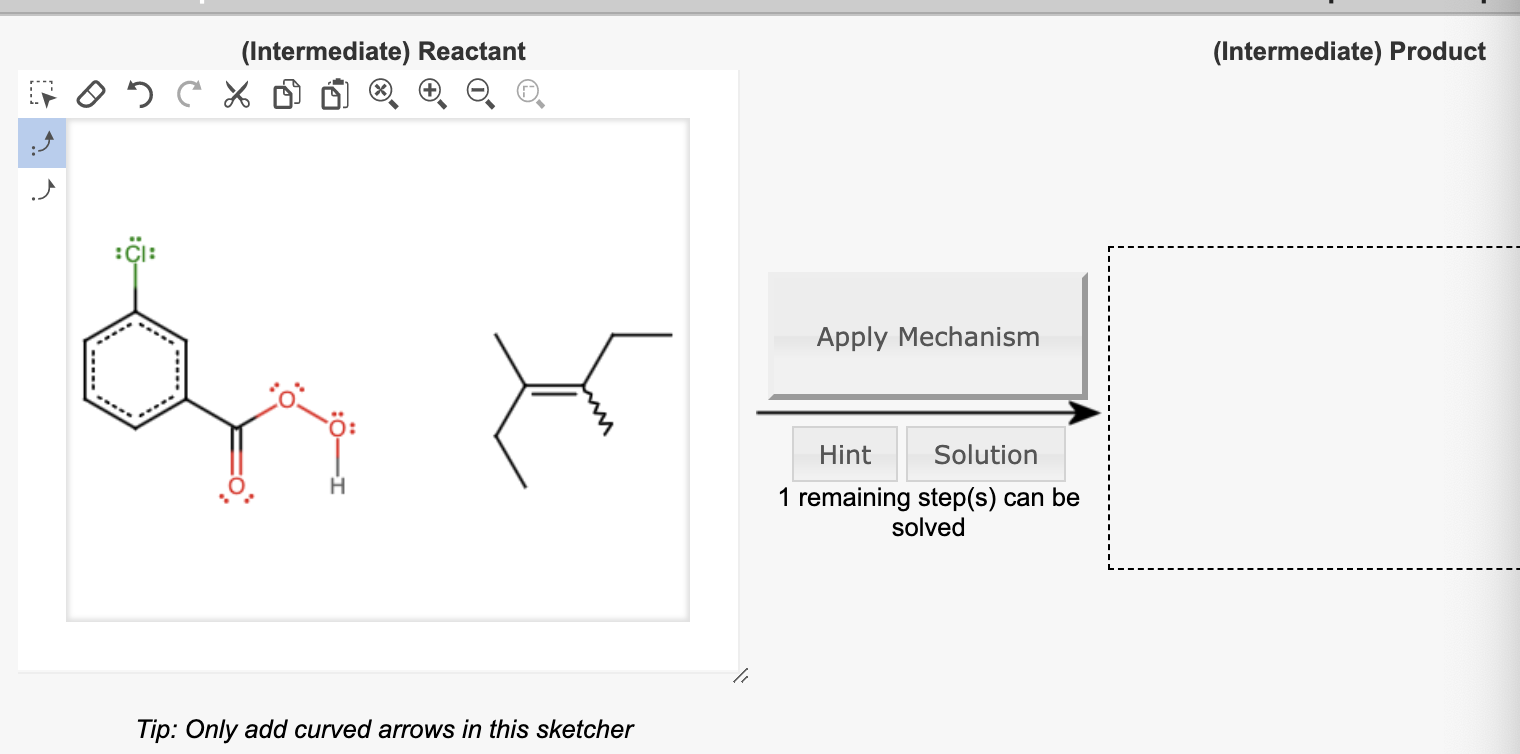 Solved (Intermediate) Product (Intermediate) Reactant GogĆ % | Chegg.com