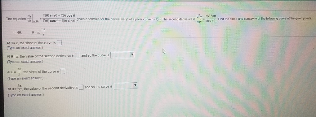 Solved Dzro N Cos Dy Ide Gives A Formula For The Chegg